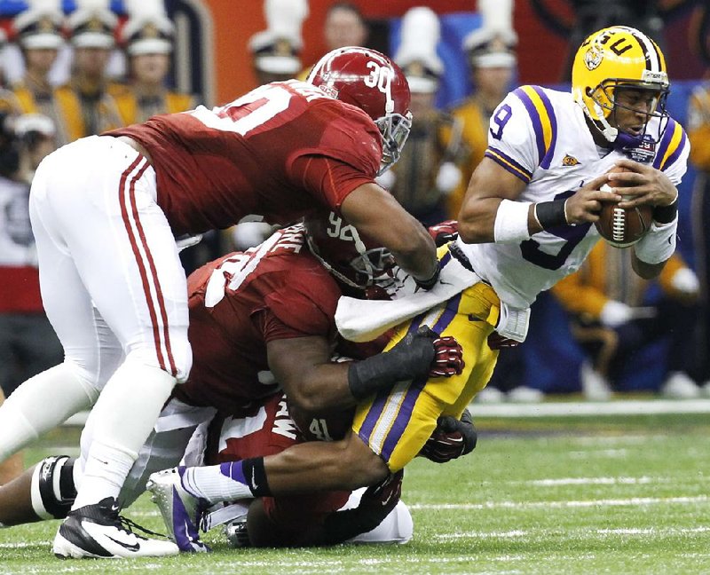 Alabama holds LSU to 92 yards in victory | Northwest Arkansas Democrat ...