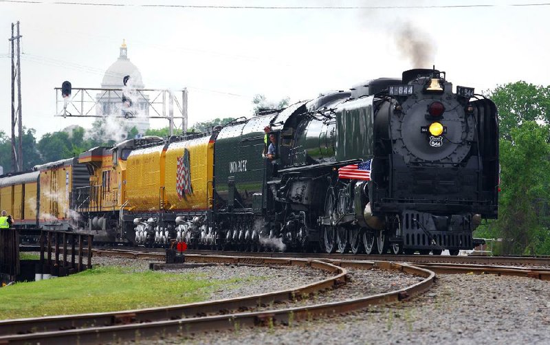 Union Pacific train visits NLR | Northwest Arkansas Democrat-Gazette
