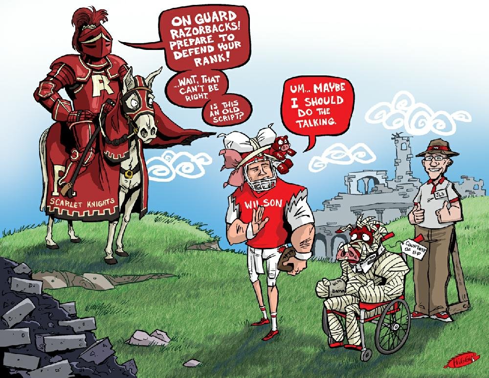 2012 gameday cartoons | Whole Hog Sports