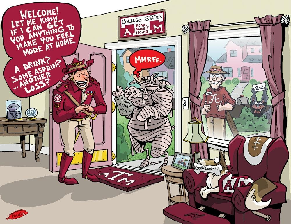 2012 gameday cartoons | Whole Hog Sports