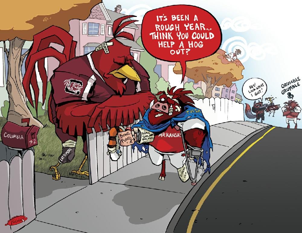 2012 gameday cartoons | Whole Hog Sports