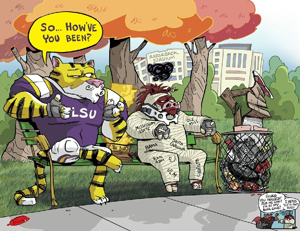2012 gameday cartoons | Whole Hog Sports