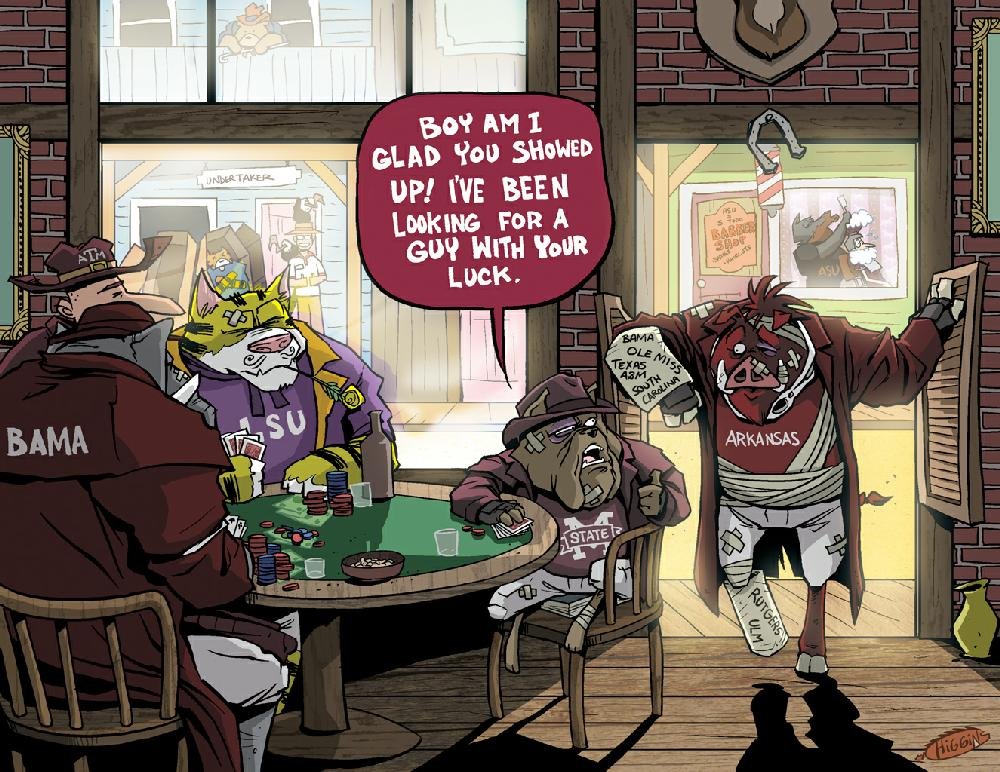 2012 gameday cartoons | Whole Hog Sports