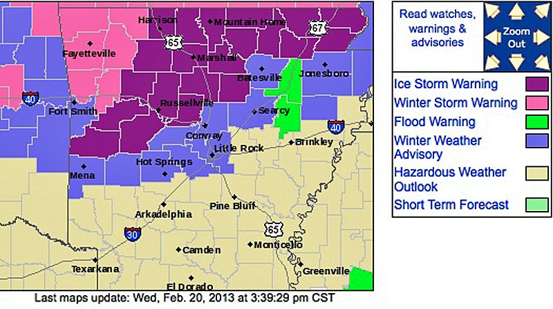 Half of state under winter-weather advisories