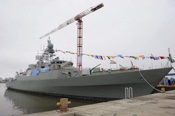 Iran launches destroyer in the Caspian Sea