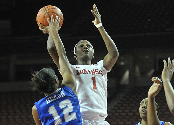 WholeHogSports - Arkansas advances with WNIT win