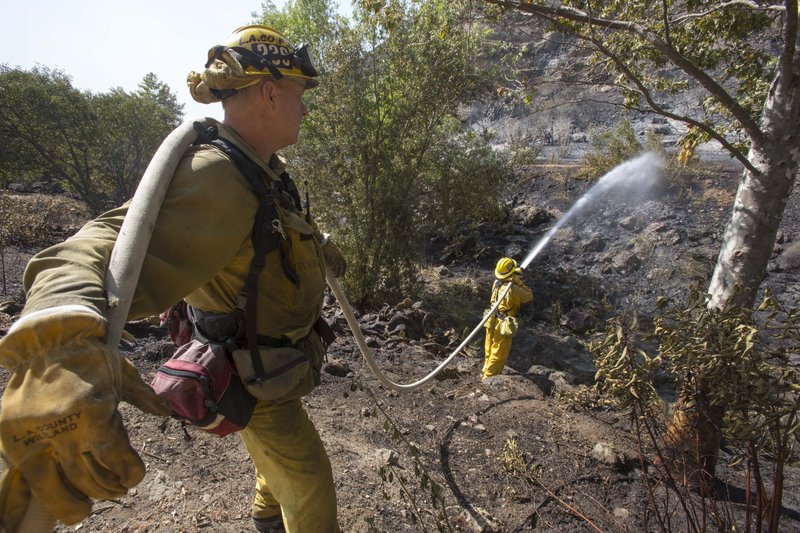 California wildfire grows, but weather may aid fight | The Arkansas ...
