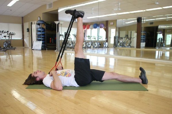 Dynamic stretching mimics motions of exercise