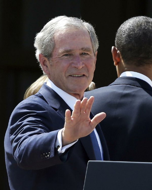 George W. Bush helping GOP senators' re-election campaigns hurt by Trump