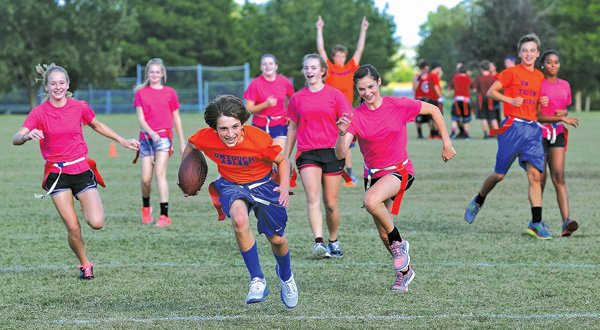 Intramural Football Attracts Dozens