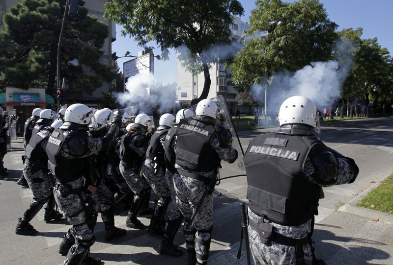 60 injured in Montenegro during gay pride march | The Arkansas Democrat ...