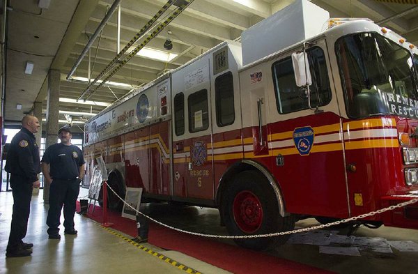 Restored 9/11 firetruck visits LR | The Arkansas Democrat-Gazette ...