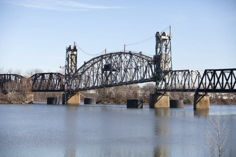 Haywire bridge stalls river, railroad traffic