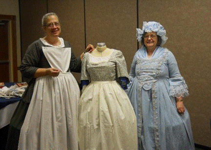 Colonial clothing discussed at Colonial Dames