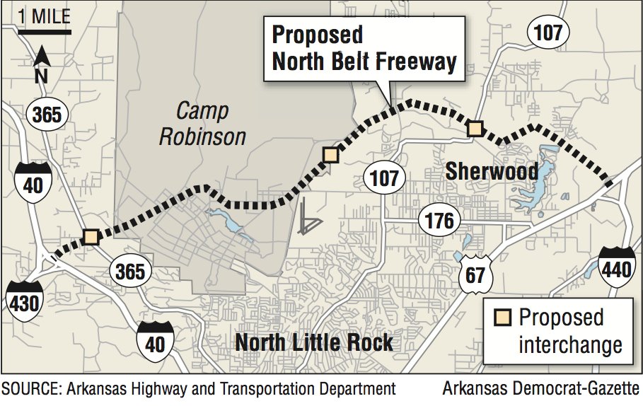 North Belt Freeway off Metroplan project list
