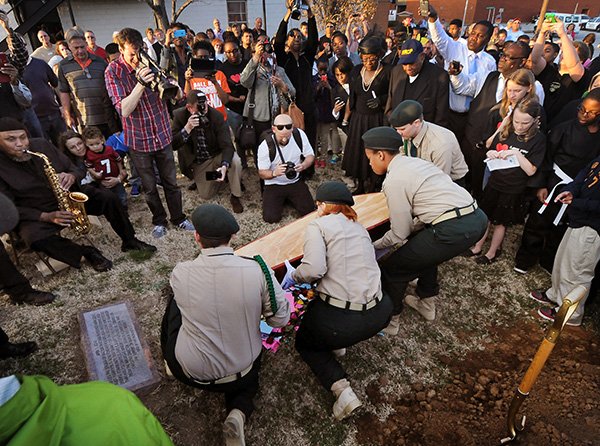 Harrison marchers ‘bury’ racial hatred | Northwest Arkansas Democrat ...