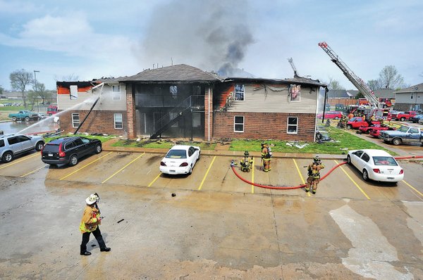 Fire Destroys Apartment Building