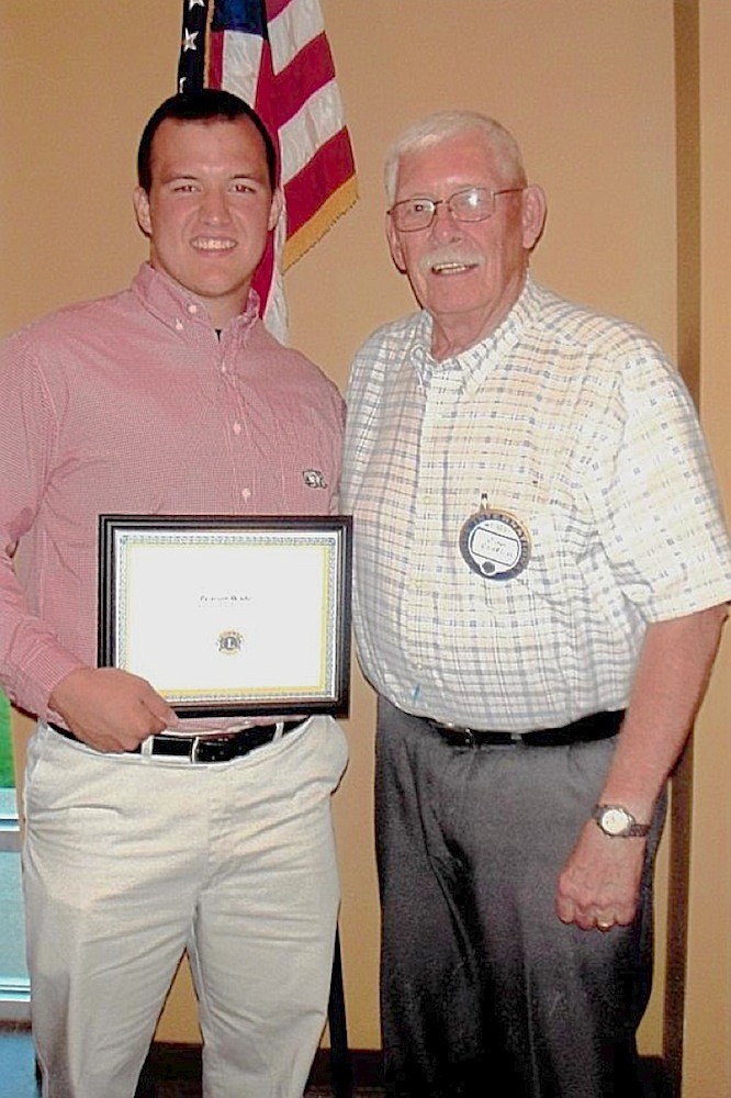 Lions Club scholarship