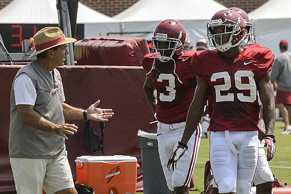 Alabama DBs want to build off 'painful' season | Whole Hog Sports