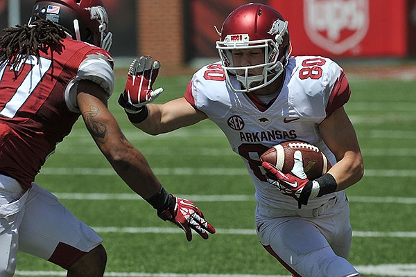 Morgan shines during open practice | Whole Hog Sports