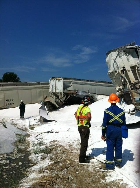 Union Pacific train derailment