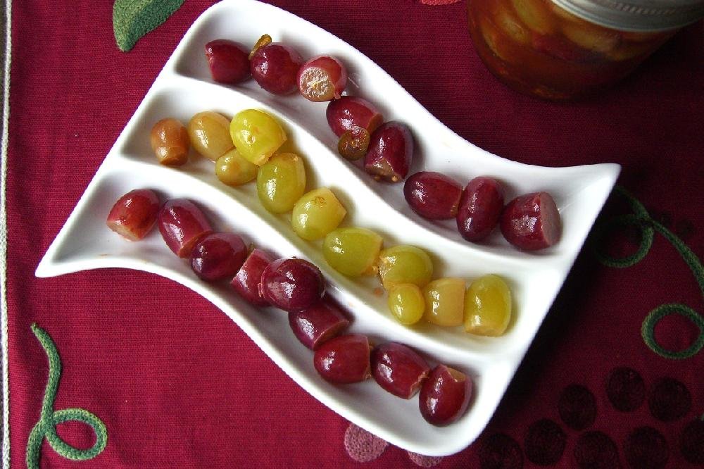 Grapes lend a sweet, juicy essence to desserts, salads, meats