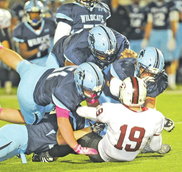 Football: Springdale Har-Ber Withstands Late Rally By Springdale High