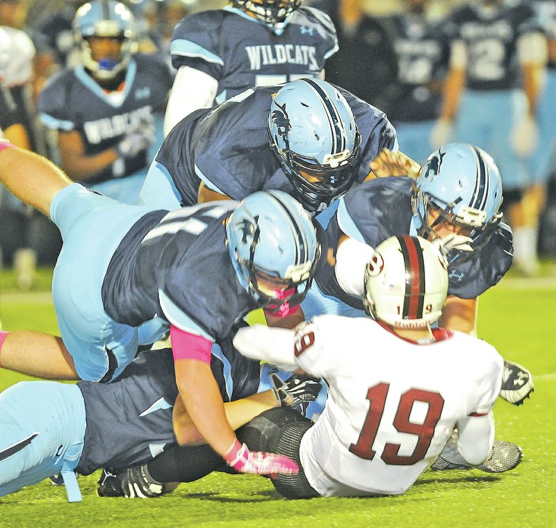 Football: Springdale Har-Ber Withstands Late Rally By Springdale High