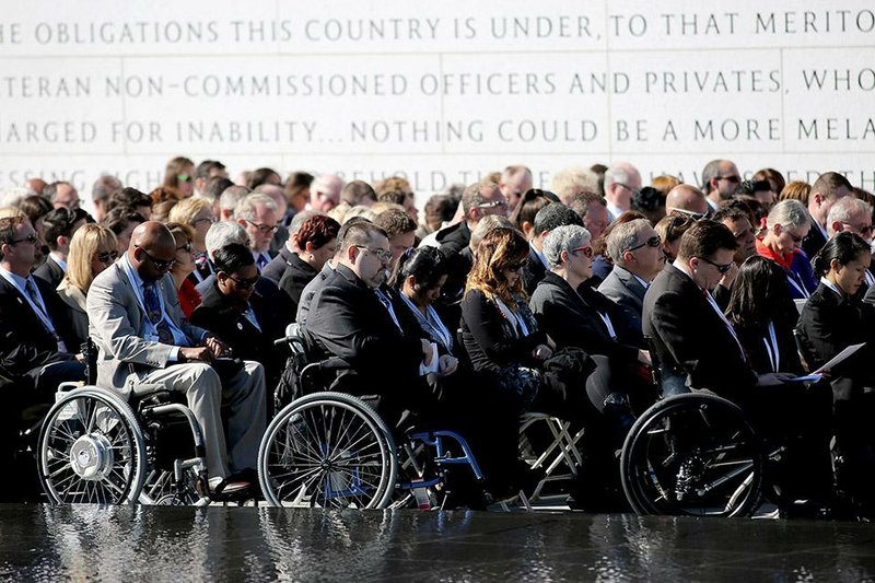 Memorial honors disabled veterans | The Arkansas Democrat-Gazette ...
