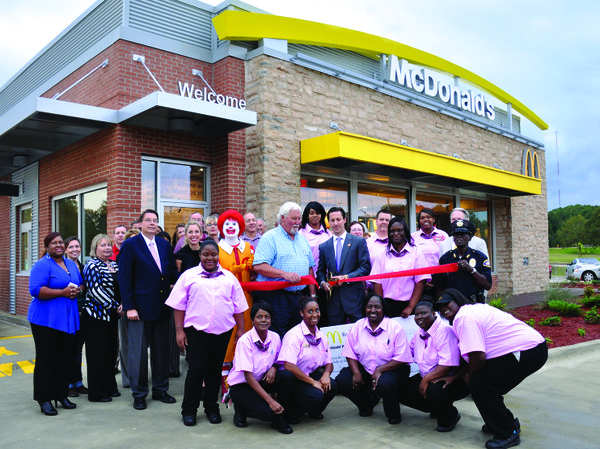 McDonald's ribbon cutting