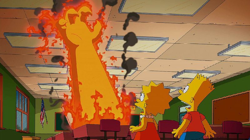 Simpsons' 25th 'Treehouse of Horror' goes to hell
