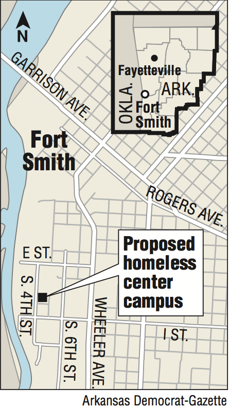 Fort Smith homeless campus makes gains, but still year off