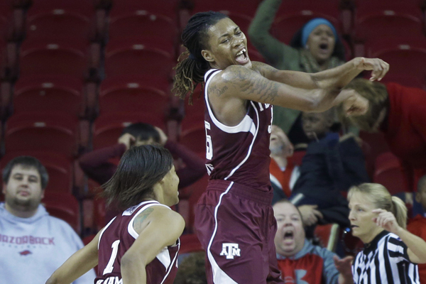 WholeHogSports - Ade's layup lifts No. 5 Texas A&M past Arkansas