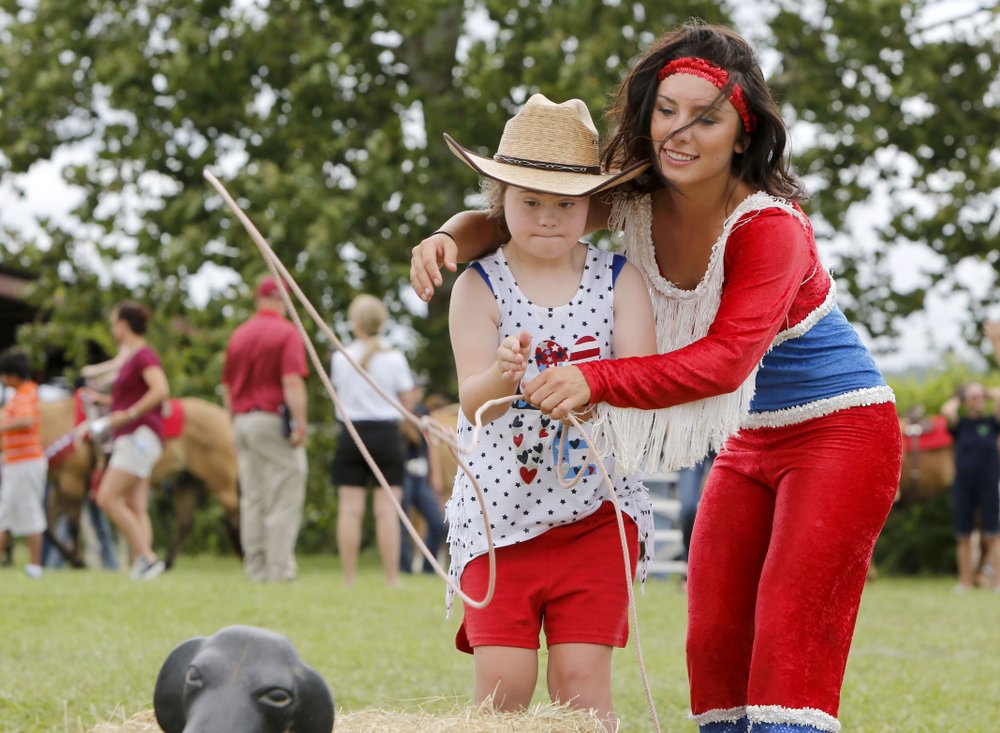 Eager kids attend Super Rodeo