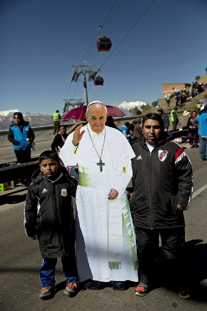 Pope notes church's role in Bolivia