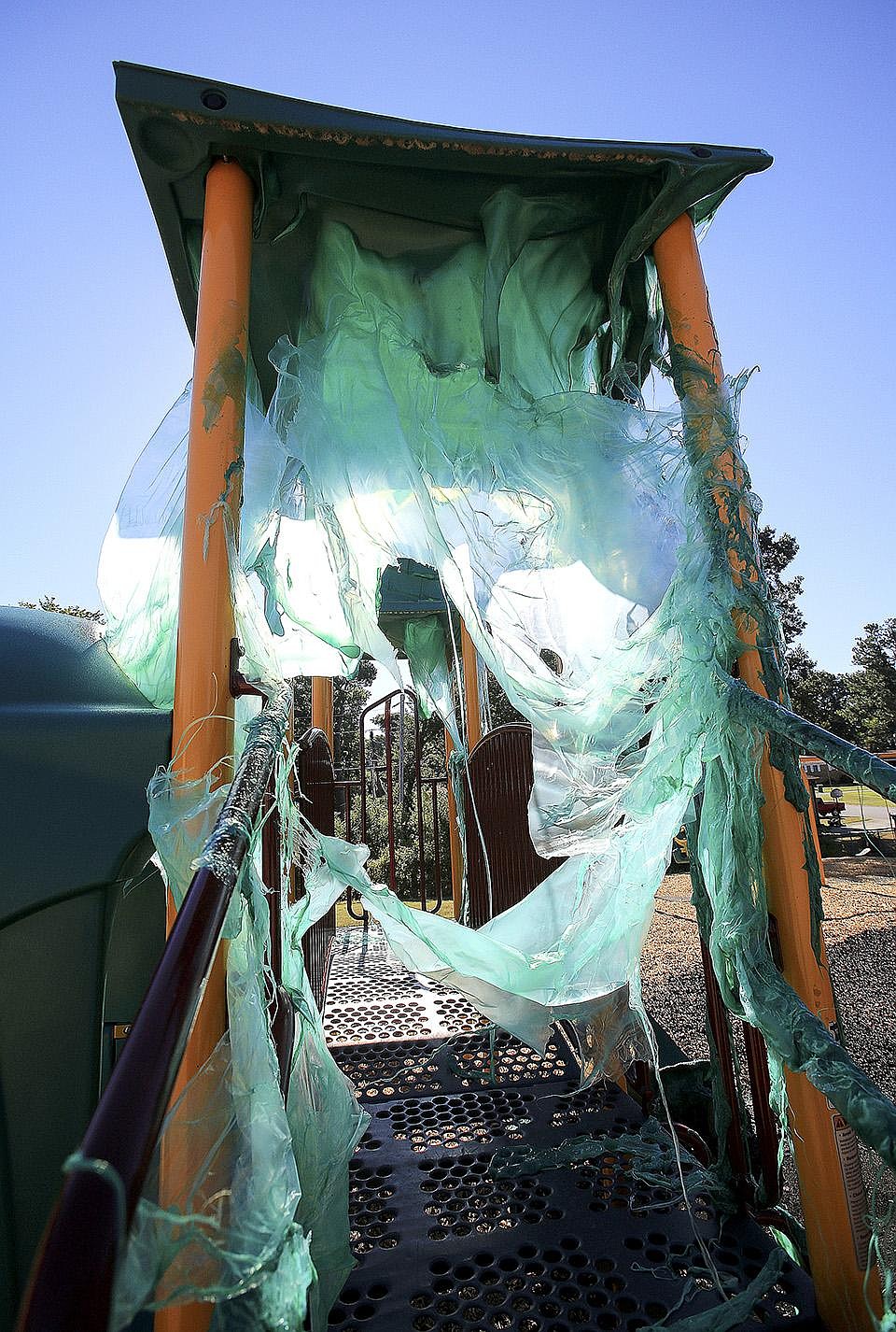 Playground equipment burns in fire | Northwest Arkansas Democrat-Gazette