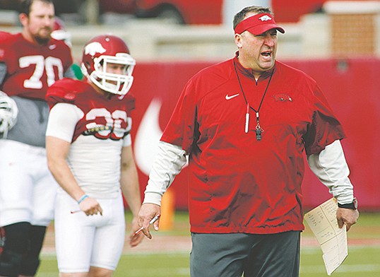 For once under Bielema, optimism abounds at UA | Hot Springs Sentinel ...