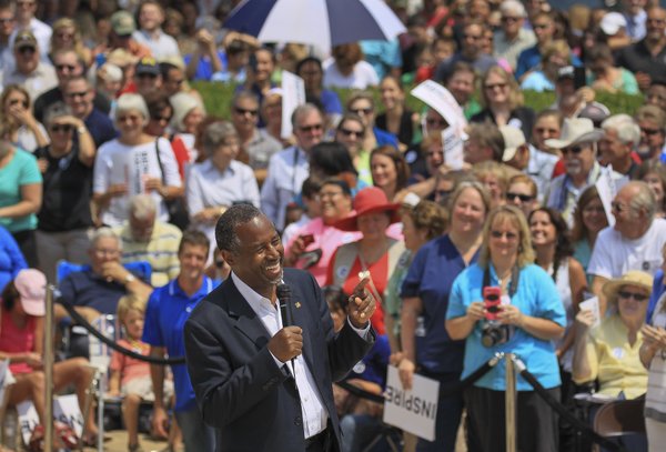 Carson stops to stump in state | Northwest Arkansas Democrat-Gazette