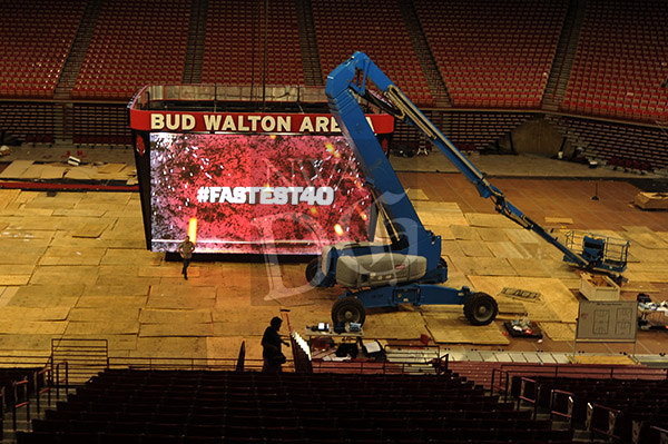 WholeHogSports - PHOTO: New Bud Walton video board