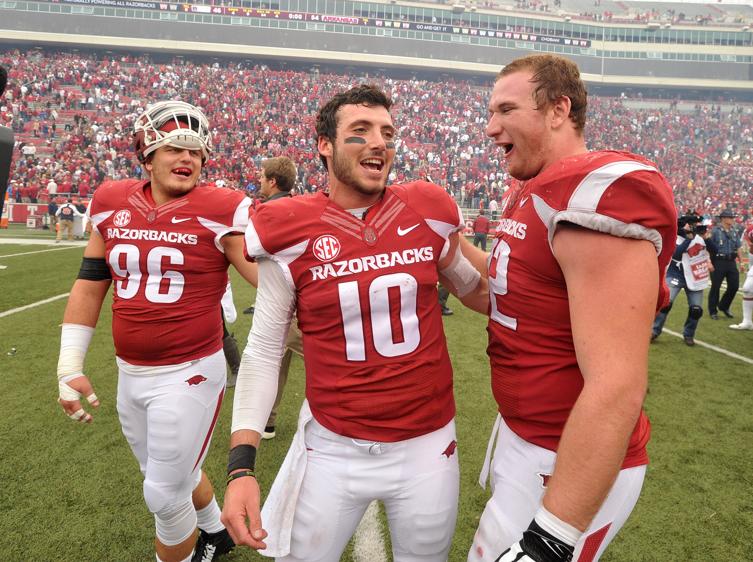 WholeHogSports - Hogs QB embraces moment