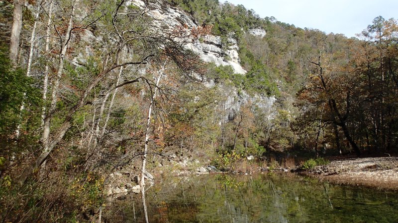 Rugged path leads to lofty views along Ozark stream