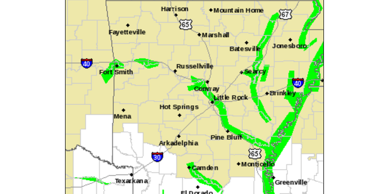 River levels falling, but still flood warnings in Arkansas | The ...