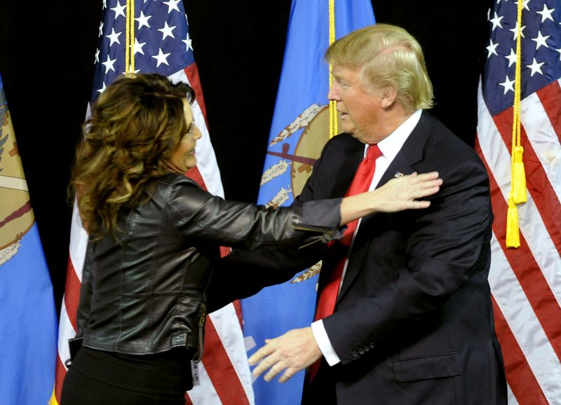 Palin joins Trump in call to 'make America great again' | Hot Springs ...