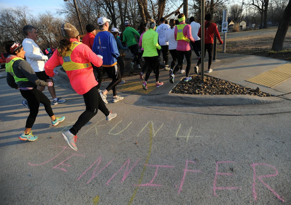 Call to action comes as tribute to fallen runner