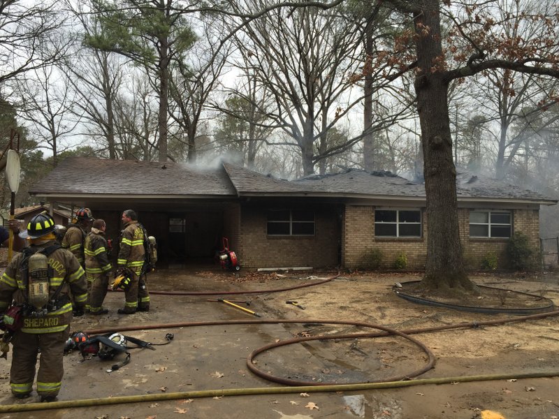 PHOTOS: Fire destroys Little Rock home | The Arkansas Democrat-Gazette ...