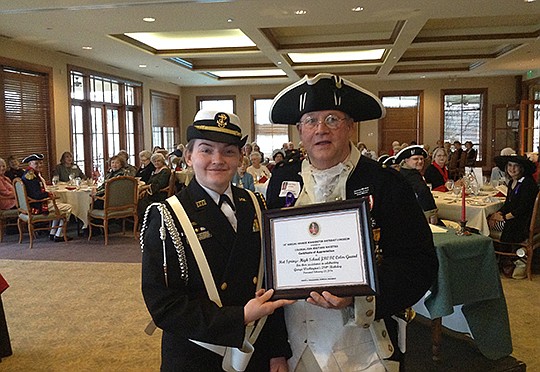 Navy JROTC honors George Washington