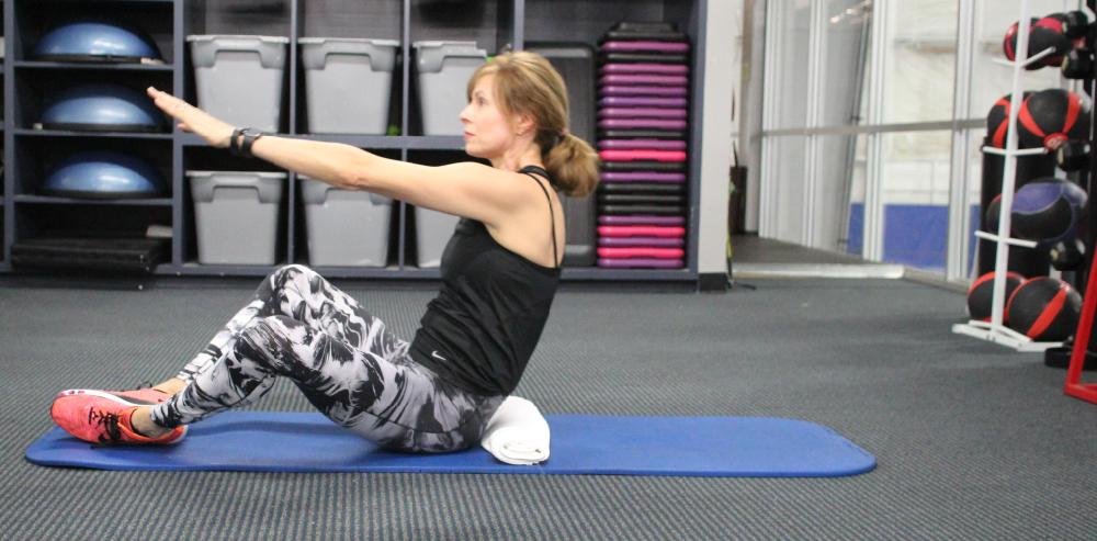 Butterfly Situp limits hip flexor involvement