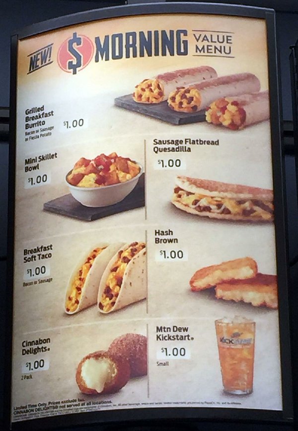 REVIEW Taco Bell s Breakfast Bang For Buck REVIEW Taco Bell s Breakfast Bang For Buck