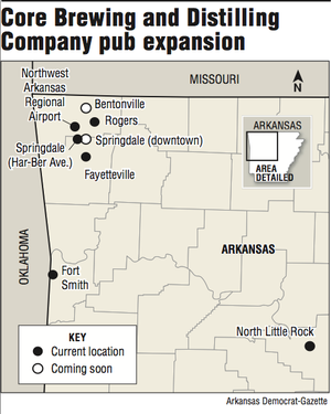 Core Brewing opens beer pub in North Little Rock
