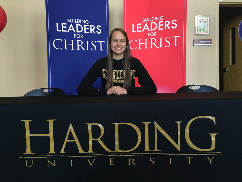 Shell signs with Harding University | Northwest Arkansas Democrat-Gazette